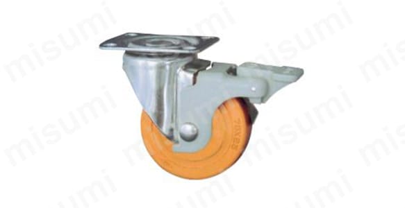 静電気防止キャスターSU-STCシリーズ 自在ストッパー付 | ナンシン | MISUMI(ミスミ)