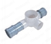 CU継手（便利な継手） ヤリトリスライド継手（片側スライド） CU YKR | アロン化成 | MISUMI(ミスミ)