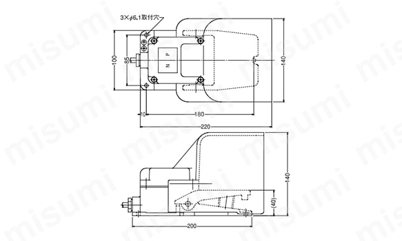 産業用防まつ形 SM2シリーズ | オジデン | MISUMI(ミスミ)