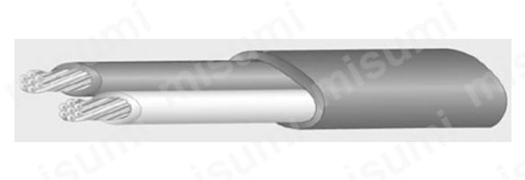 KX-GS-VVF-1PX7/0.32(0.5SQ)-10 | 補償導線 熱電対Kタイプ KX-GS-VVFシリーズ | 福電 | MISUMI(ミスミ)