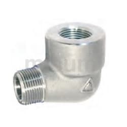 高圧用ねじ込み継手 同径 メス・オスエルボ SUS316L | ミスミ | MISUMI(ミスミ)