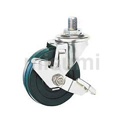 ステンレスキャスター SU-SELシリーズ 自在ストッパー付 | ナンシン | MISUMI(ミスミ)