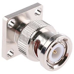 Amphenol BNCコネクタ ストレート プラグ パネルマウント はんだタイプ ニッケル | AMPHENOL | MISUMI(ミスミ)