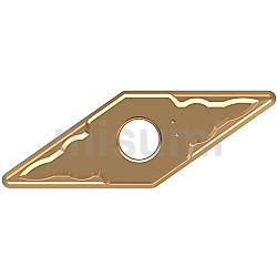 YG-1・VNMG-MR・35°ひし形・ネガ・穴有・旋削チップ | YG-1 | MISUMI(ミスミ)