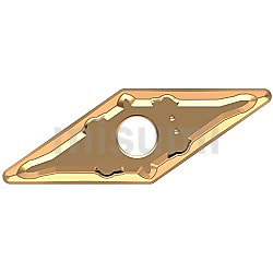 YG-1・VNMG-MG・35°ひし形・ネガ・穴有・旋削チップ | YG-1 | MISUMI(ミスミ)