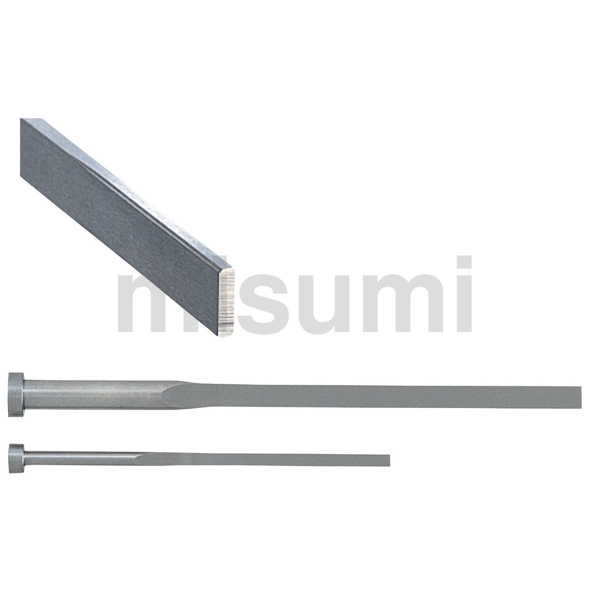 精級角R付エジェクタピン -ハイス鋼SKH51/P･W公差0_-0.005/R位置選択タイプ- | ミスミ | MISUMI(ミスミ)