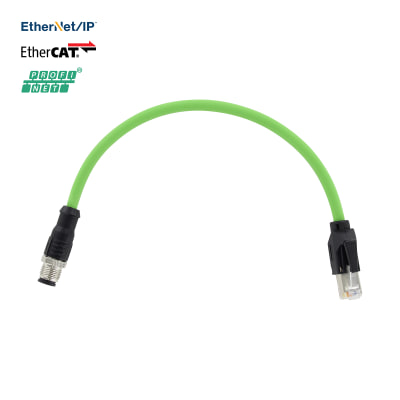 EtherNetIP, EtherCAT, PROFINET,CC-Link対応 M12コネクタ付ケーブル | ミスミ | MISUMI-VONA【ミスミ】