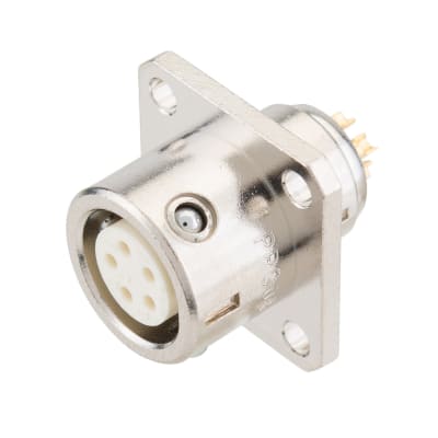 PRC05 Flange Panel Mount Receptacle (One-touch Lock) | MISUMI | MISUMI Vietnam